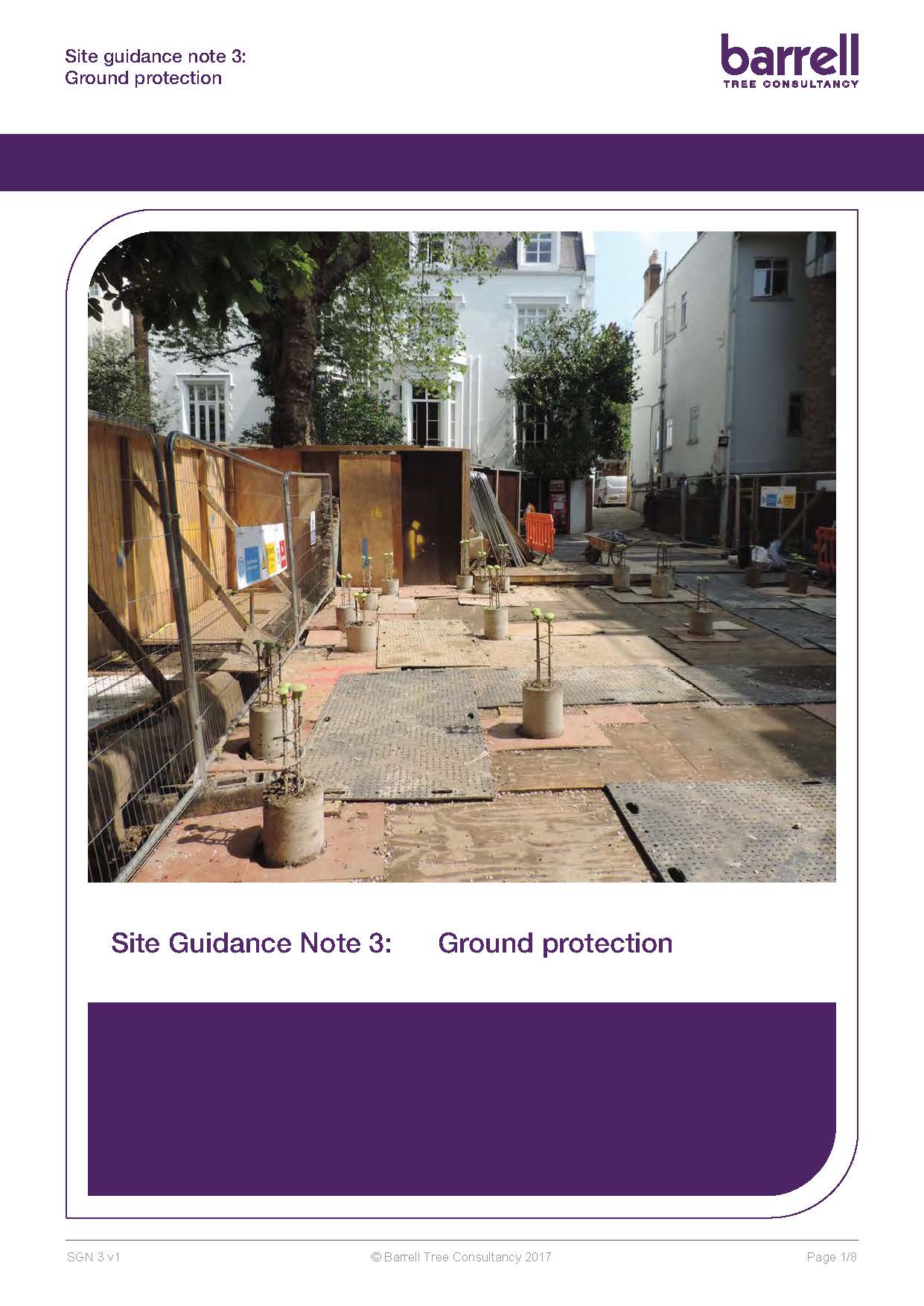 Site Guidance Note 3: Ground protection » Barrell Tree Consultancy | UK ...